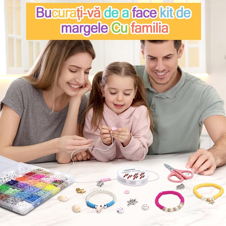 Kit de 4800 de bucati margele de argila, Yulinland, Pentru realizarea ...