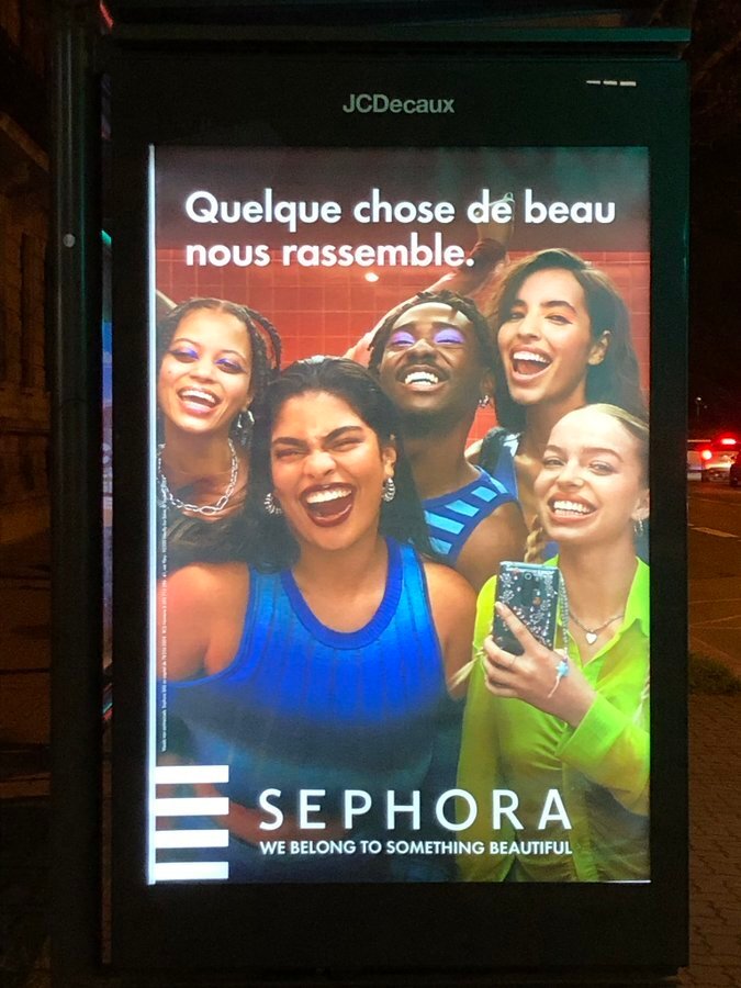 Sephora glisse une blanche dans sa pub pour remplir les quotas sur ...