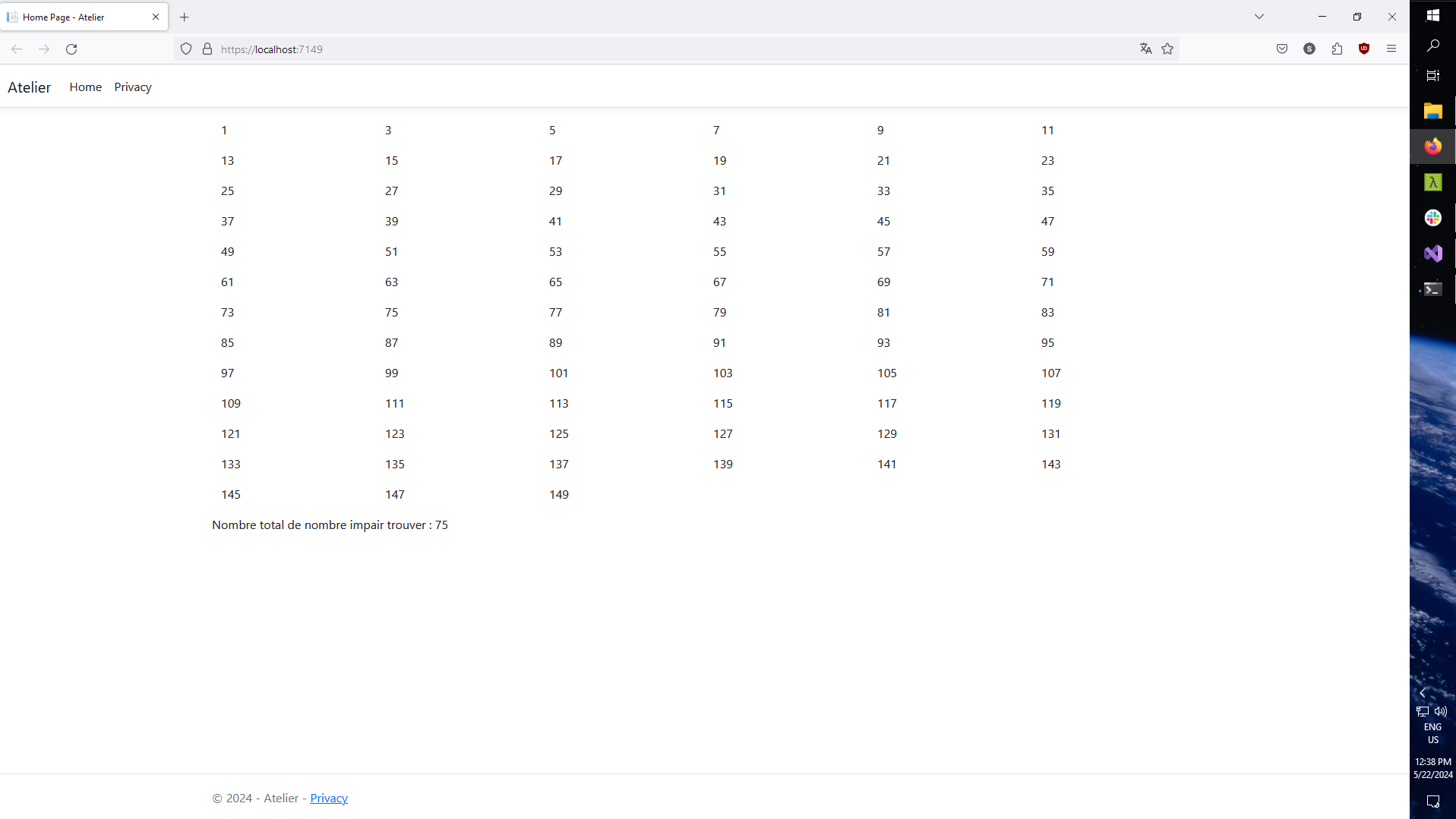GitHub - wild-code-school-projects/atelier-asp.net-odd: Show a list of odd number in a view ...