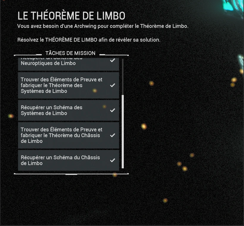Limbo's Theorem quest bug ? - PC Bugs - Warframe Forums