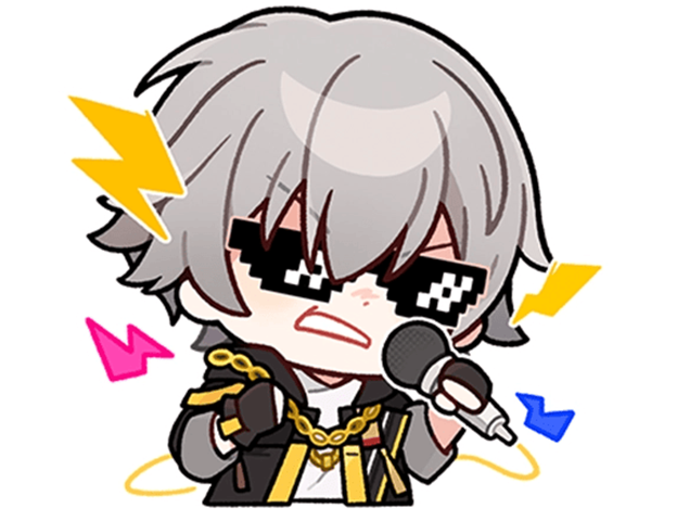 Sticker de Lytophile sur caelus honkai star rail hsr