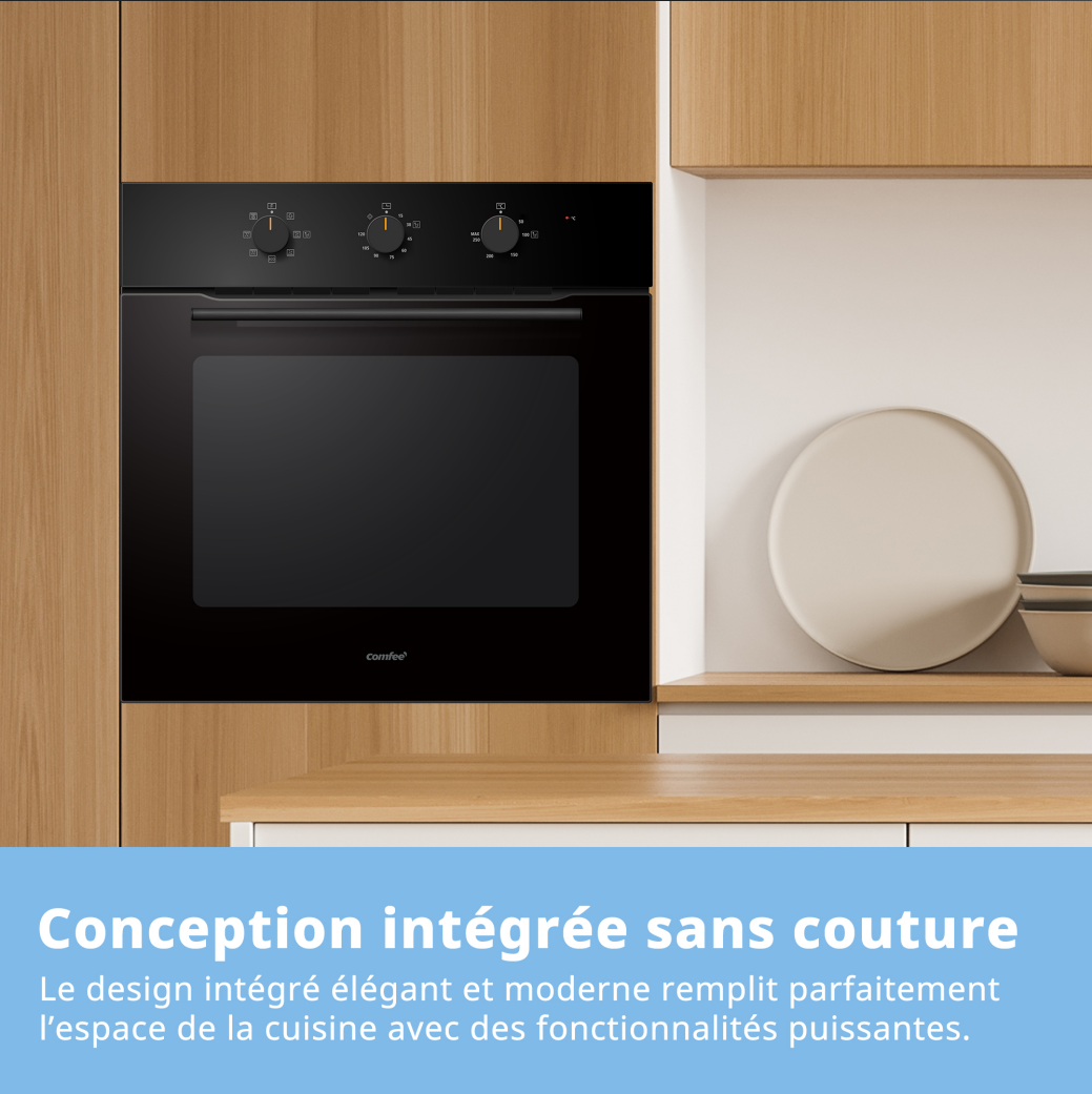Four encastrable Comfee Four encastrable Air Fry 60 L Noir Classe A ...