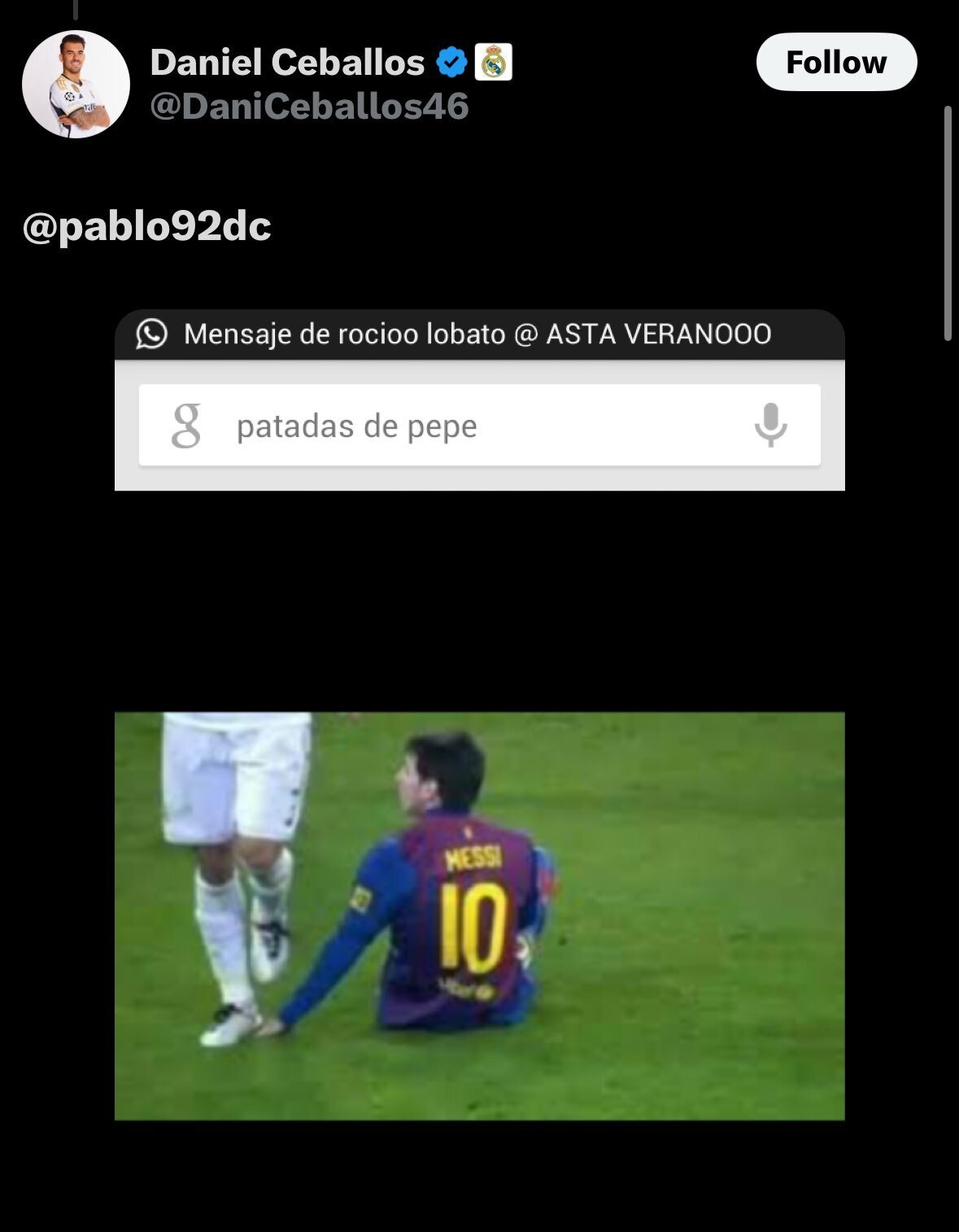 Ce Tweet de Dani Ceballos en 2013 sur le forum Football - 20-01-2025 20 ...