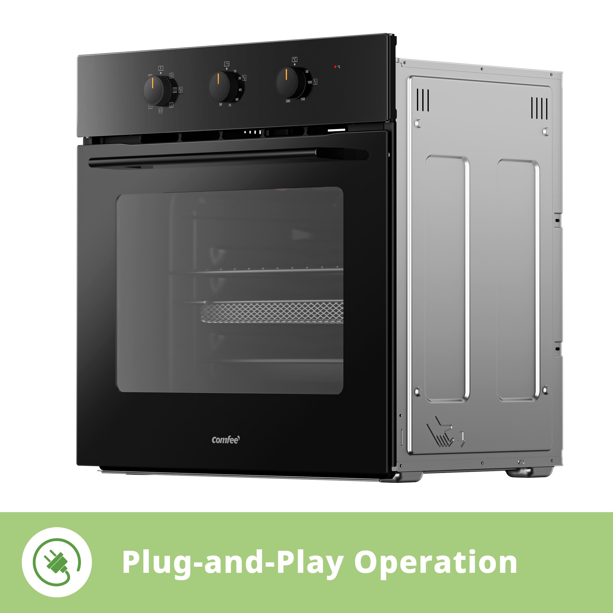 Four encastrable Comfee Four encastrable Air Fry 60 L Noir Classe A ...
