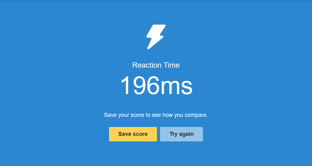 143ms de moyenne sur Human Benchmark c'est si incroyable que ça? sur le ...