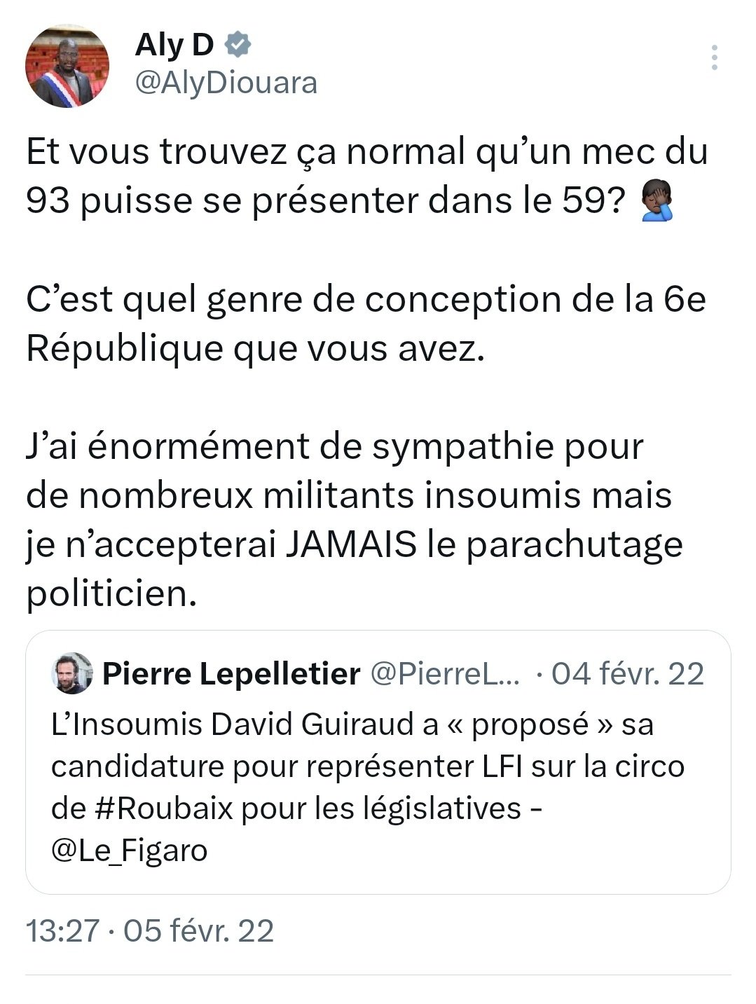 6 topics LFI en 1h30 sur le forum Blabla 18-25 ans - 23-01-2026 11:10: ...