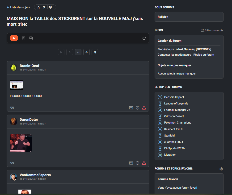 [SCRIPT] J'ai fait un "script" pour améliorer le design du site sur le ...