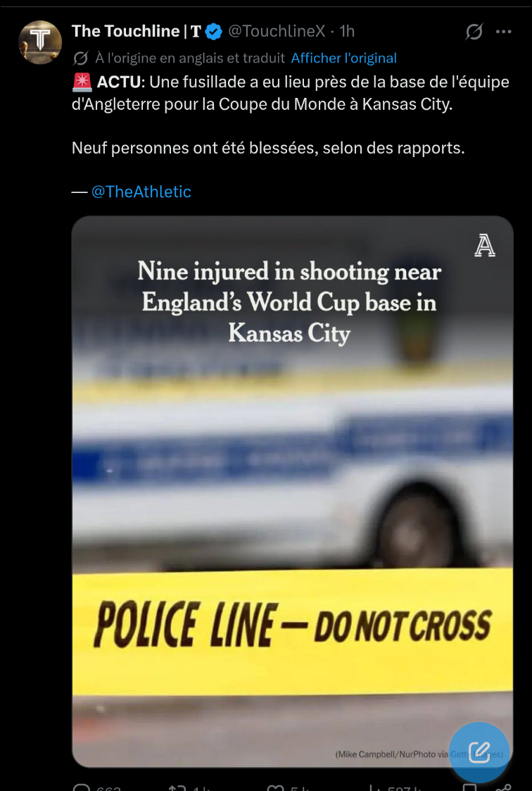 COUPE DU MONDE : Une FUSILLADE a eu lieu près de la base de l ...