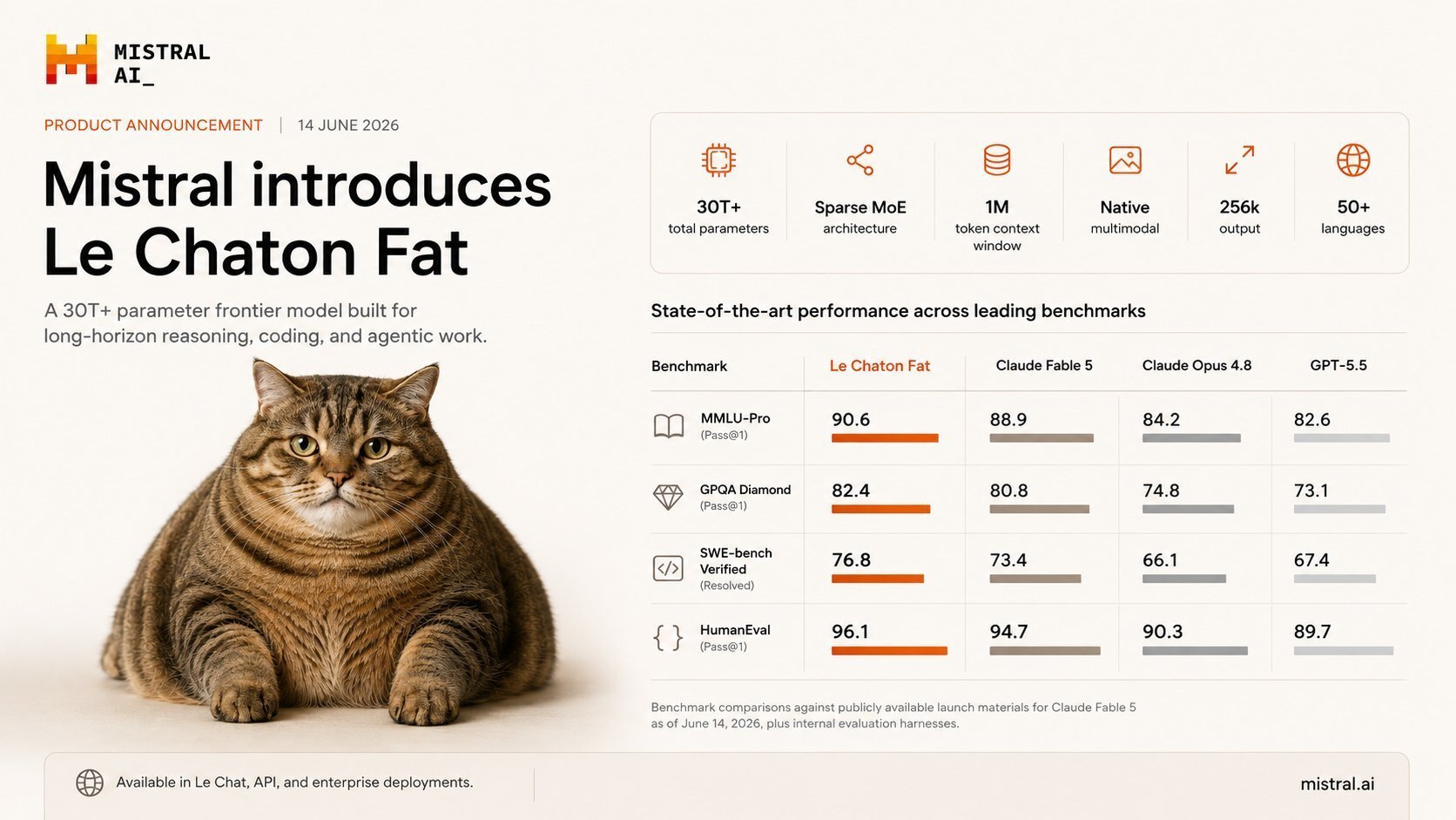 [ALERTE] Mistral AI sort "Le Chaton Fat", son dernier modèle qui ...